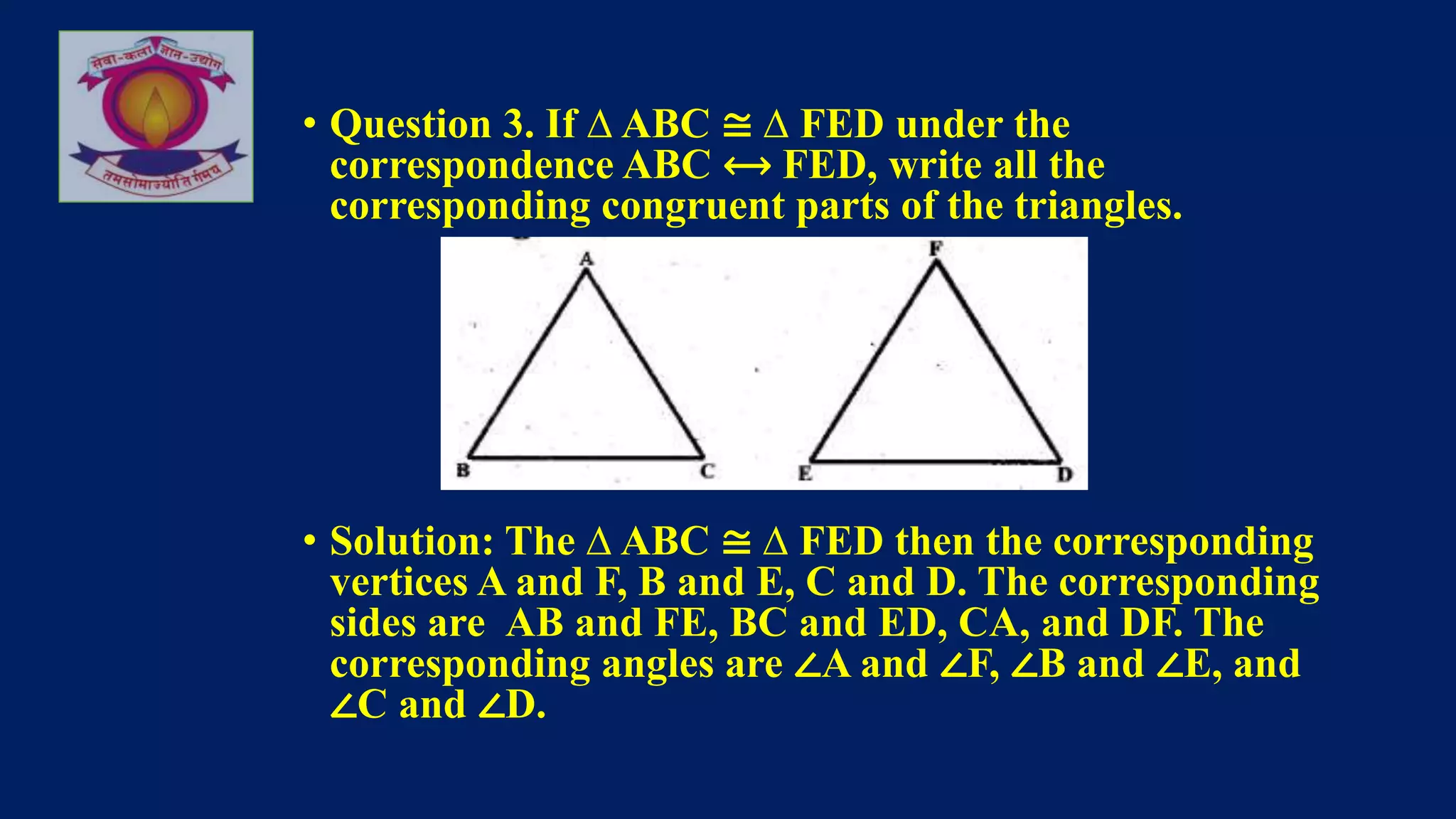 class 7 maths chapter 7 congruence of triangle.pptx