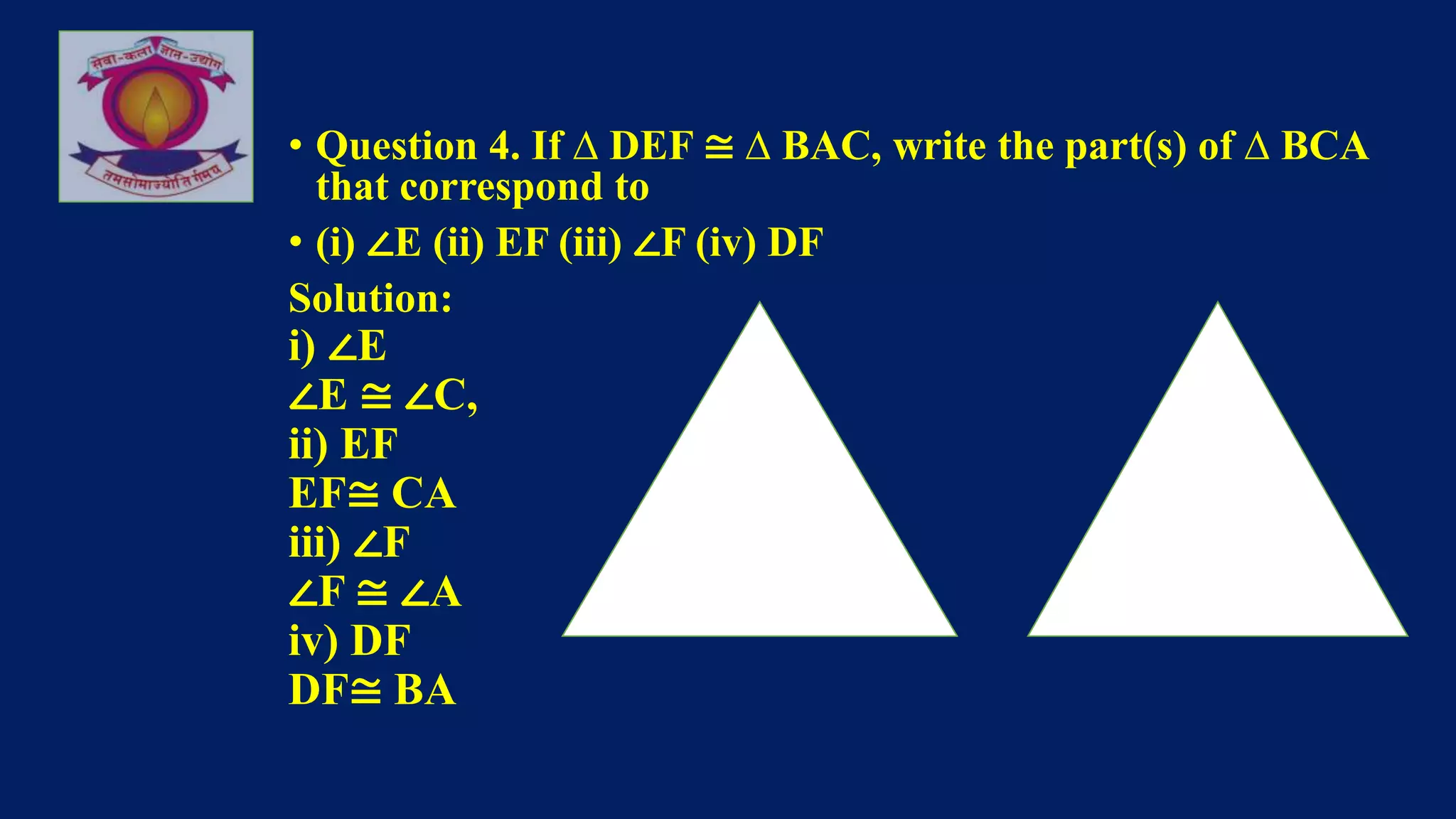 class 7 maths chapter 7 congruence of triangle.pptx