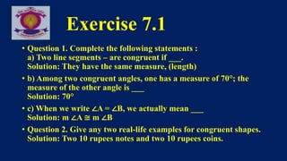 class 7 maths chapter 7 congruence of triangle.pptx