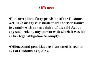 Class 7_Offence, Penalty, Appeal (Customs).ppt