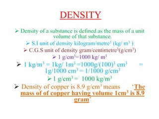 Class 7 PHYSICAL QUANTITY & MEASUREMENT | PPTX