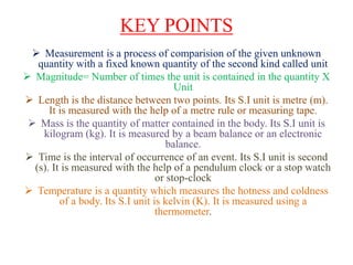 Class 7 PHYSICAL QUANTITY & MEASUREMENT | PPTX