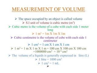 Class 7 PHYSICAL QUANTITY & MEASUREMENT | PPTX