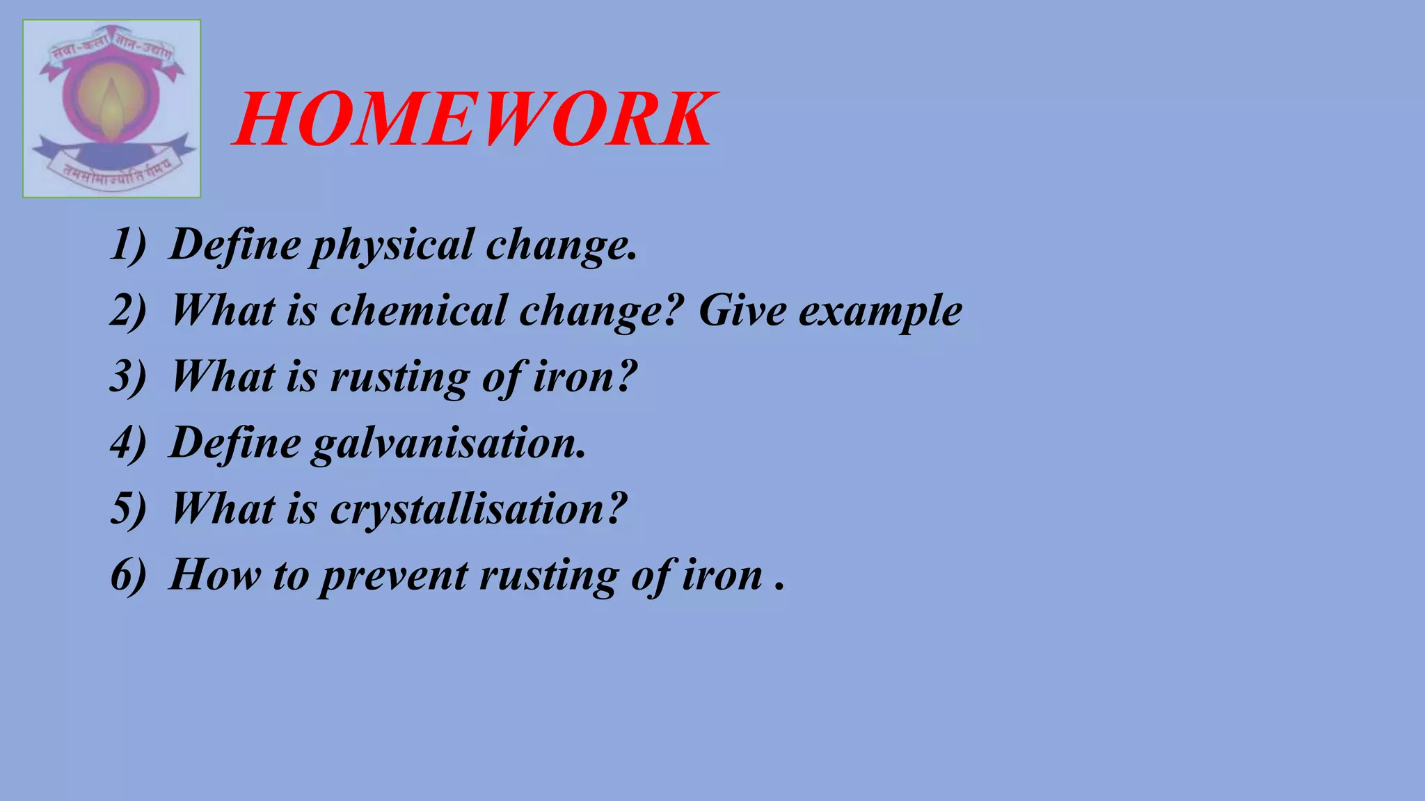 Class 7th Chapter 6 PHYSICAL AND CHEMICAL CHANGES.pptx