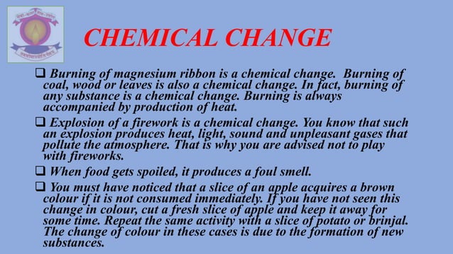 Class 7th Chapter 6 PHYSICAL AND CHEMICAL CHANGES.pptx