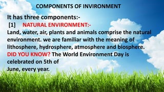 Class 7th geography environment-lesson 1 | PPTX