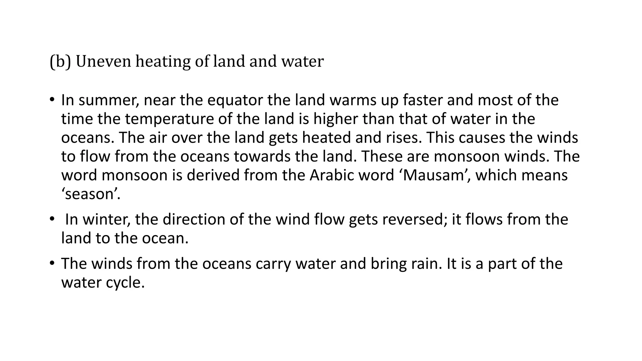 Class 7th science chapter 8. Winds, Storms and Cyclones | PDF