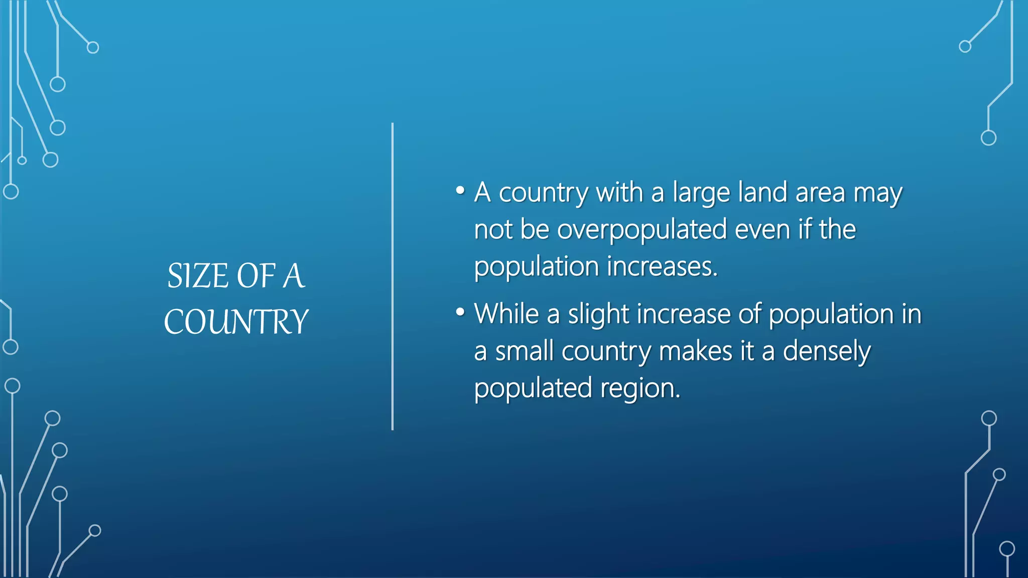 Class 8 geo - factors affecting population - 30th june | PPTX