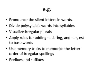 Class 8 spelling & grammar | PPT | Homework and Study | Education