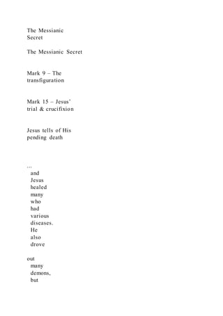 Class 8 – - The Gospels and the Synoptic Problems - | DOCX