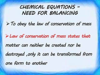 Class 8 the language of chemistry-5 | PPTX
