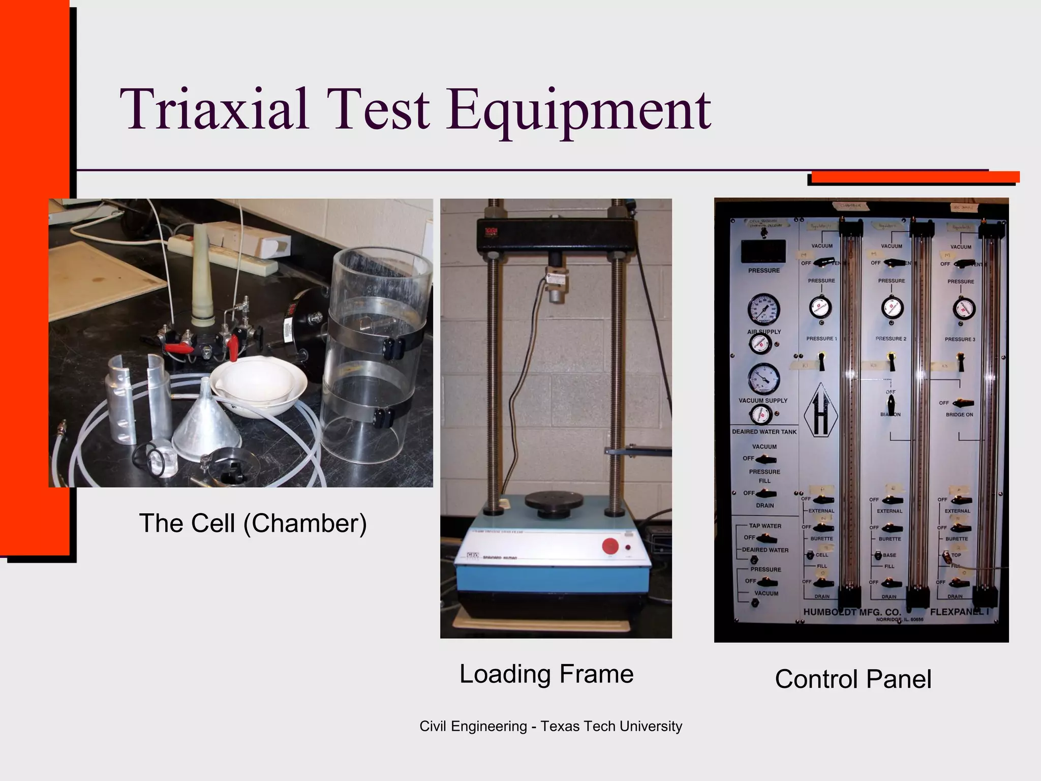 Class 8 Triaxial Test ( Geotechnical Engineering ) | PDF