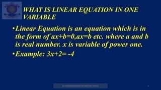 class 8 C 3 Linear Equation in One Variable.pptx