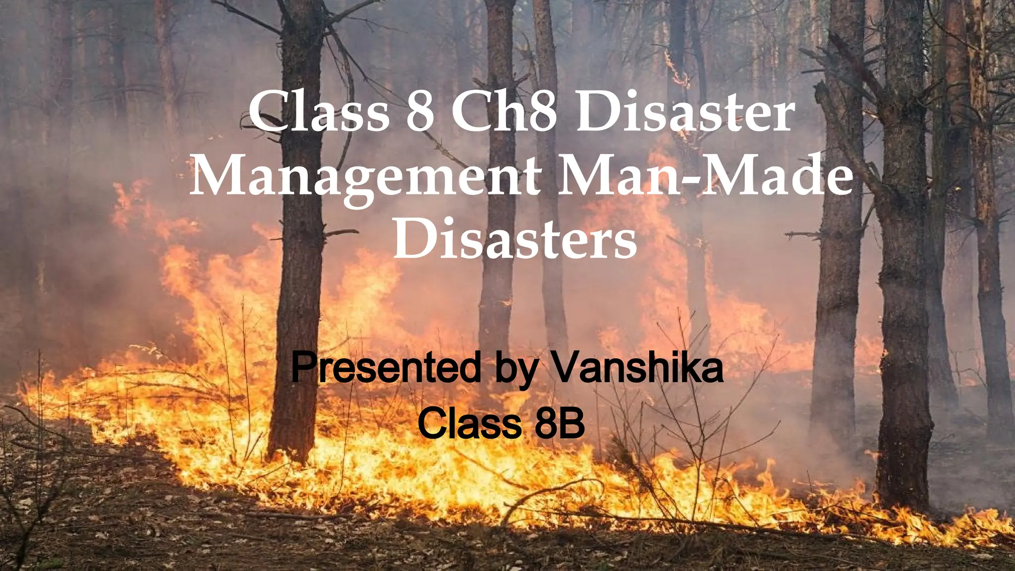 Class 8 Ch8 Disaster Management Man-Made Disasters.pptx