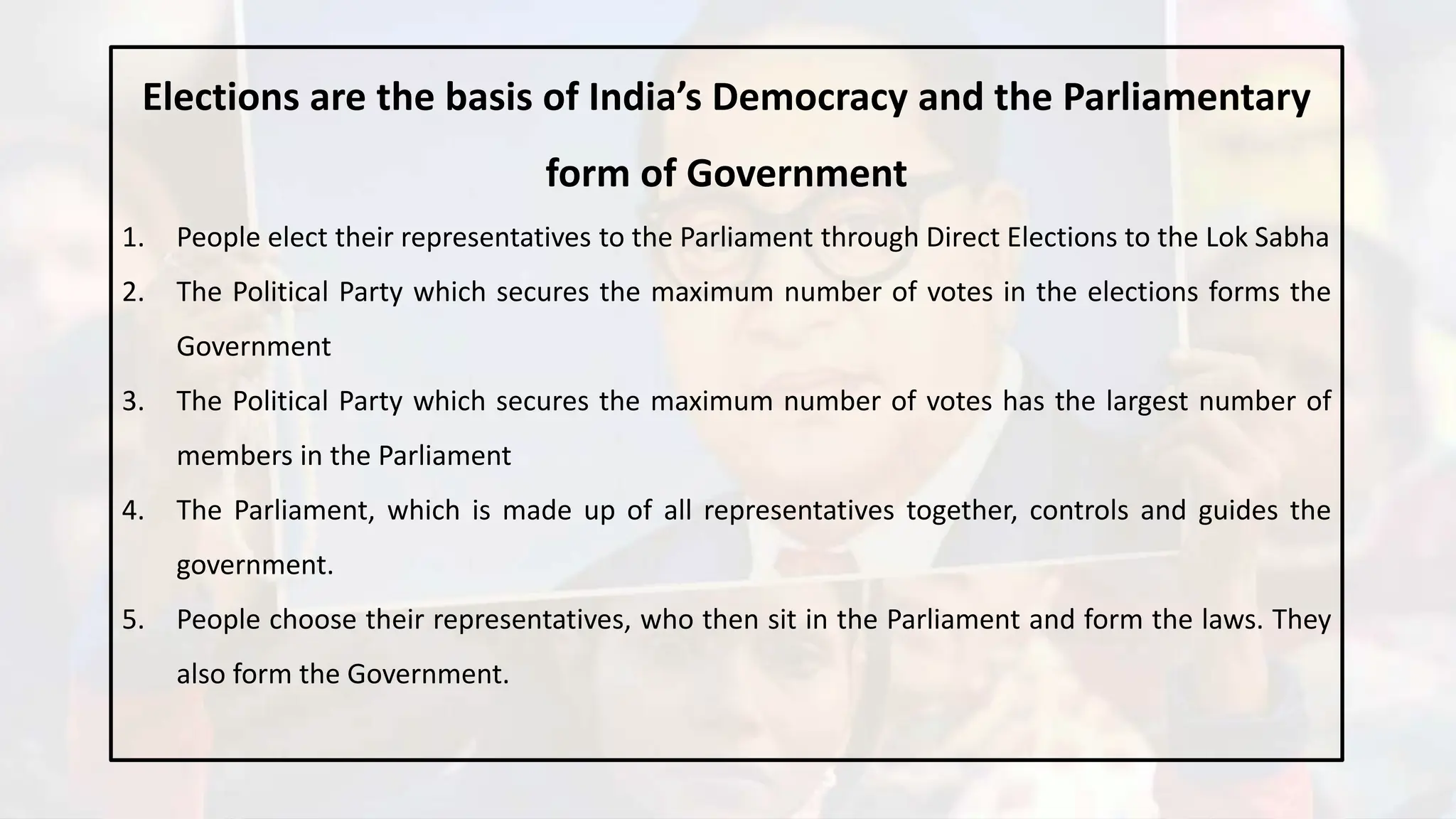 Why we need parliament - history, representation and democracy | PPT