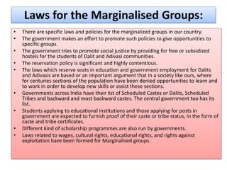 Confronting Marginalisation | PPTX