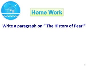 Class 8 english lesson 1 pearls! pearls! pearls! | PPT