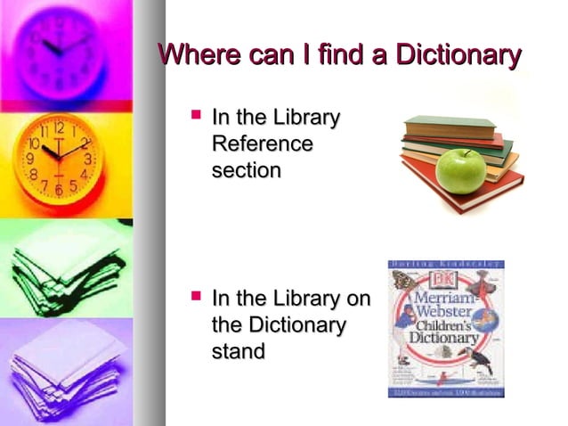Class 8 english lesson 3,4 using a dictonary | PPT