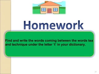 Class 8 english lesson 5 looking up words in a dictionary | PPT