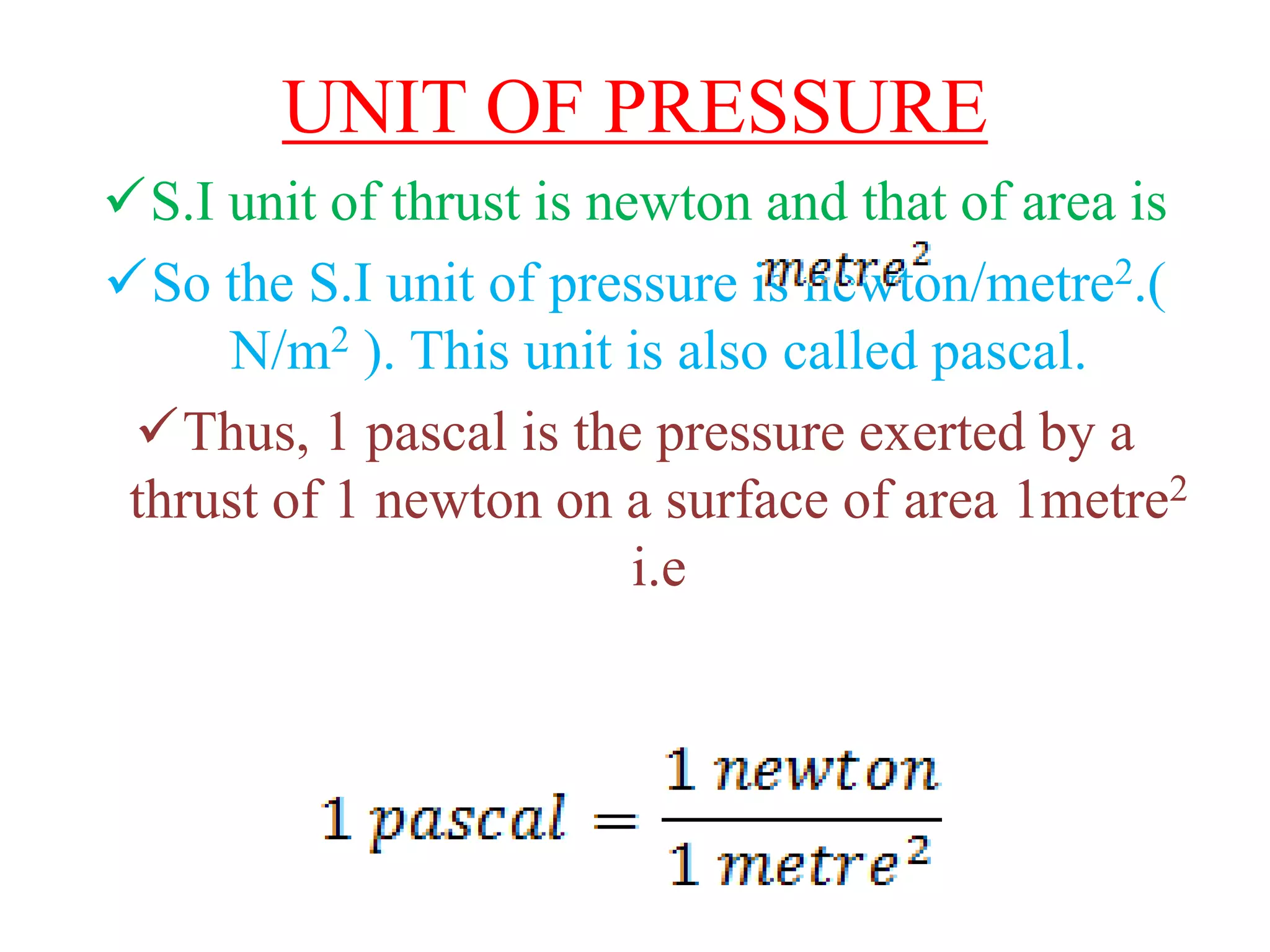 CLASS 8 FORCE & PRESSURE | PPTX | Physics | Science