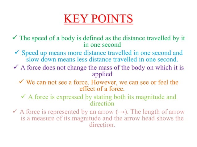 CLASS 8 FORCE & PRESSURE | PPTX | Physics | Science
