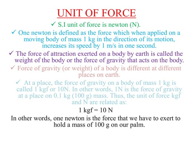 CLASS 8 FORCE & PRESSURE | PPTX | Physics | Science