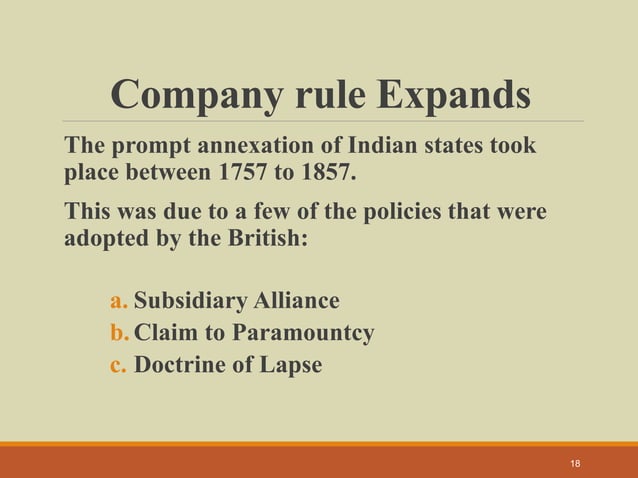 class 8 From Trade to Territory.ppt how British conquered India | PPT