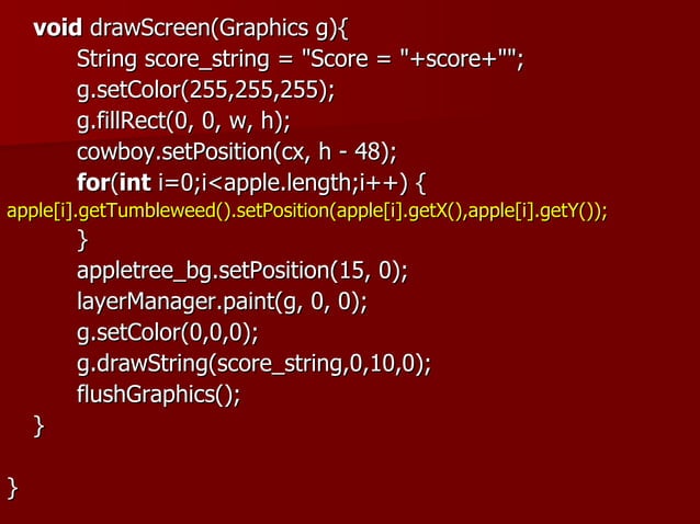 J2ME Game Concept | PPT