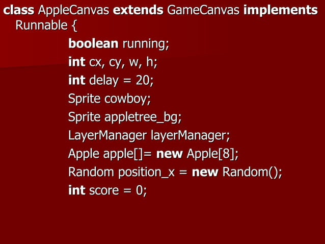 J2ME Game Concept | PPT