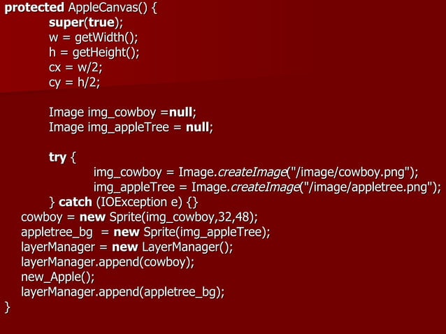 J2ME Game Concept | PPT