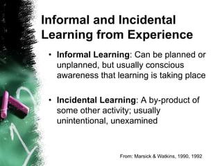 Class 8, learning from experience, reflection and co ps | PPT