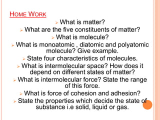 Class 8 MATTER | PPTX