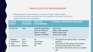 Class 8 microorganisms at 1pm 16th april | PPTX