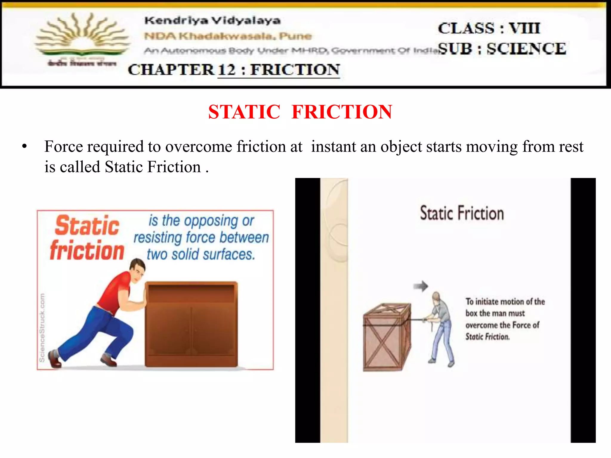 Class 8 ppt 2 friciton | PPTX