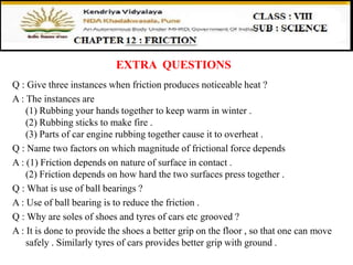 Class 8 ppt 2 friciton | PPTX
