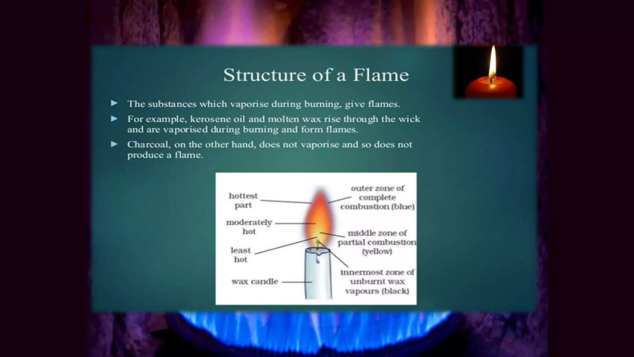 Combustion And Flame, Class 8 | PPTX