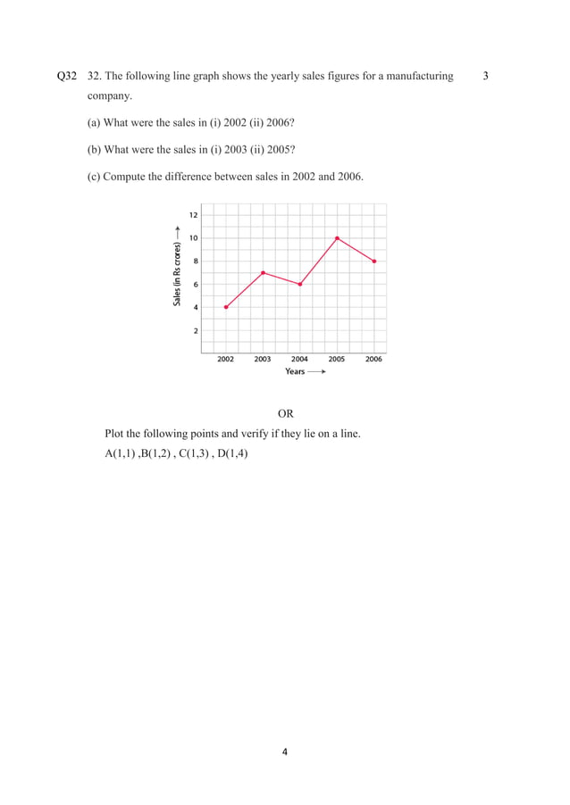 Class 8 Sample Paper SA 2 Maths database | PDF