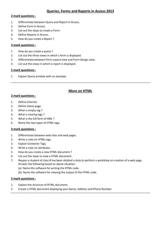 Computer Science Class - 8 Term - 1 2019_20 | PDF