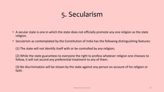 Class 8 The Indian Constitution | PPTX