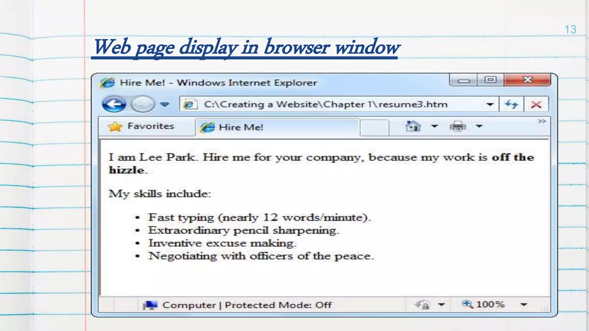 HTML (presentation) | PPTX