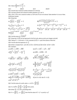 Class 9 | PDF | Physics | Science
