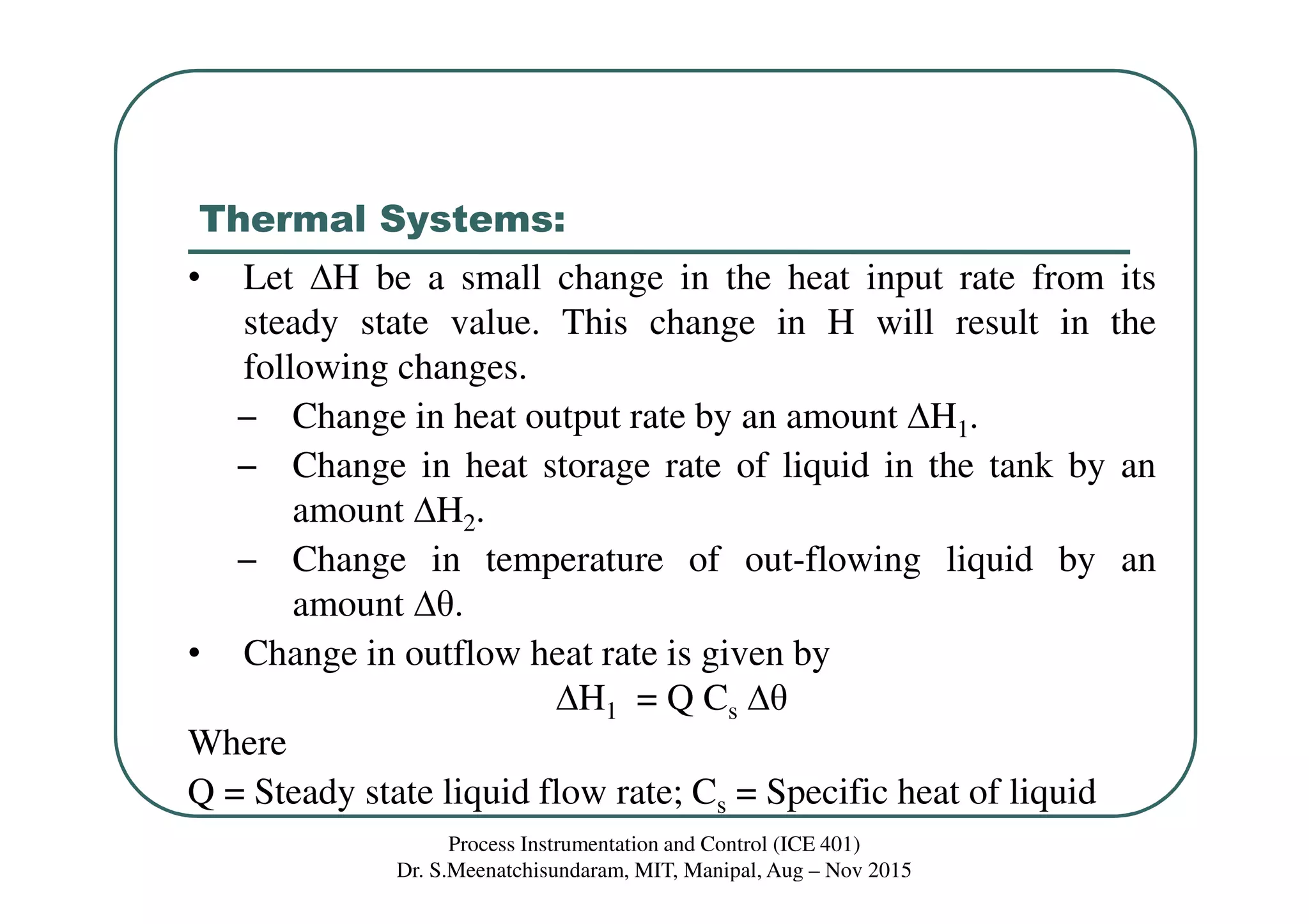 Class 9 mathematical modeling of thermal systems | PDF
