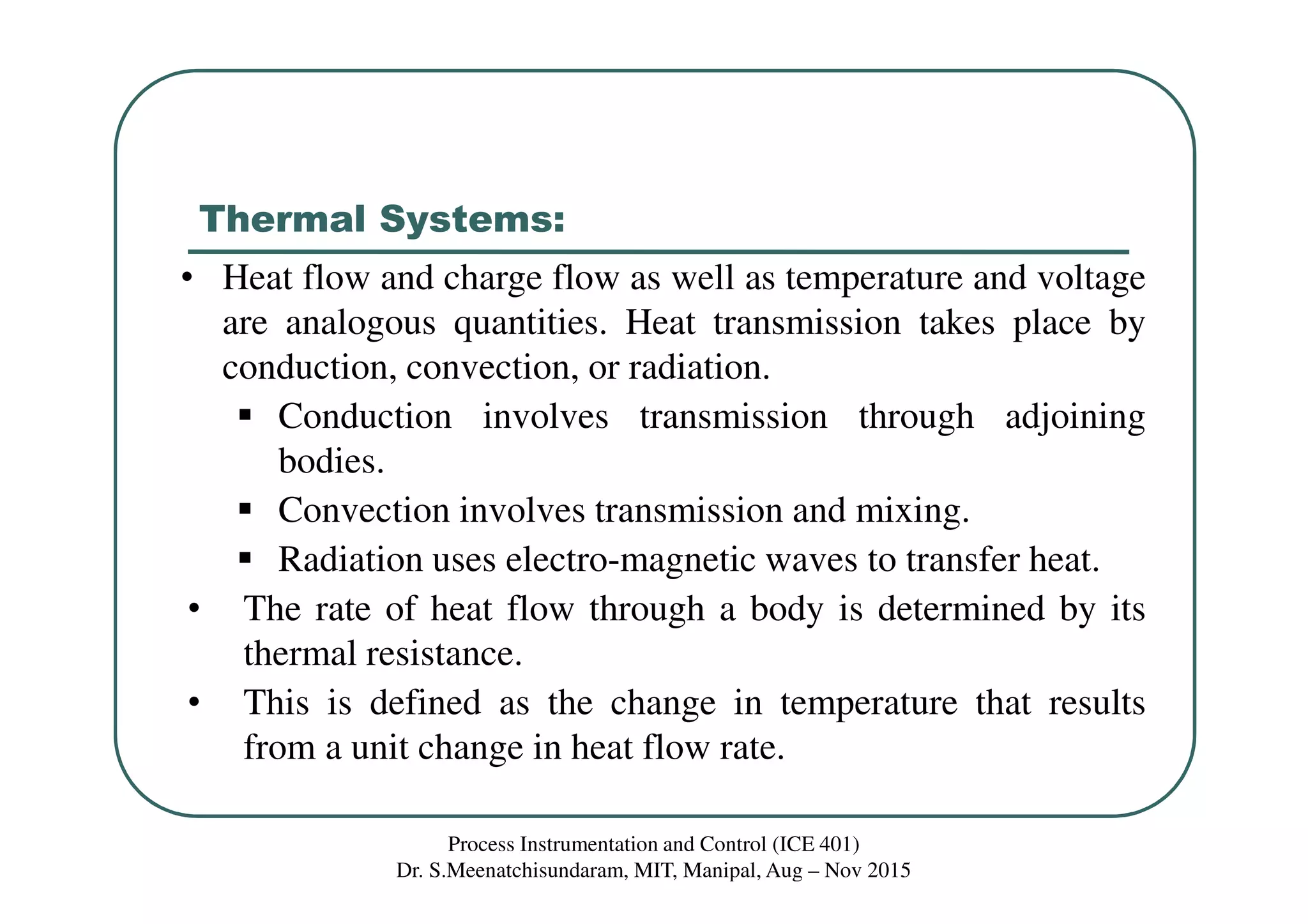 Class 9 mathematical modeling of thermal systems | PDF