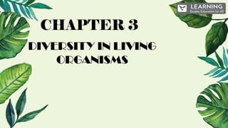 Class 9 bio ch 3 diversity in living organisms part 4 | PDF