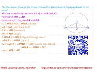 Class 9_Chapter 10_Circles_Basic definitions and theorems related to ...