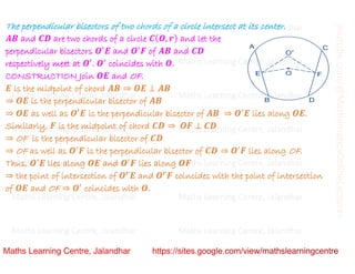 Class 9_Chapter 10_Circles_Basic definitions and theorems related to ...
