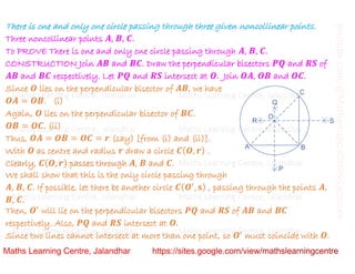 Class 9_Chapter 10_Circles_Basic definitions and theorems related to ...