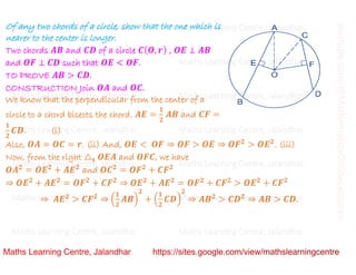 Class 9_Chapter 10_Circles_Basic definitions and theorems related to ...