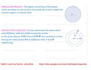 Class 9_Chapter 10_Circles_Basic definitions and theorems related to ...