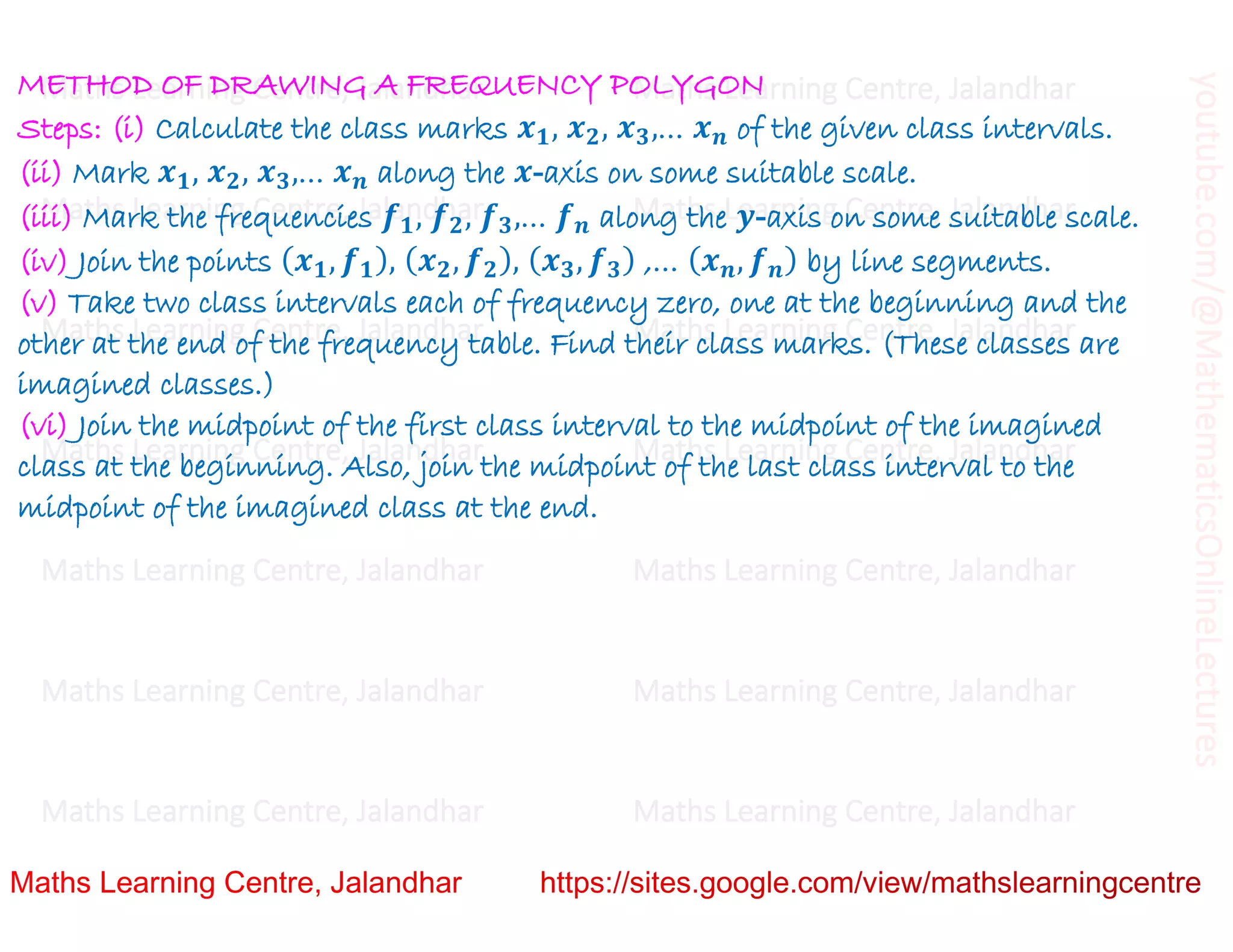 Class 9chapter 14statistics Bar Graph Histogram Frequency Polygon Lecture2pdf